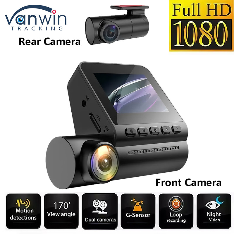 Full HD 4K Dash Cam Dual Lens Video Recorder Night Vision Parking ...
