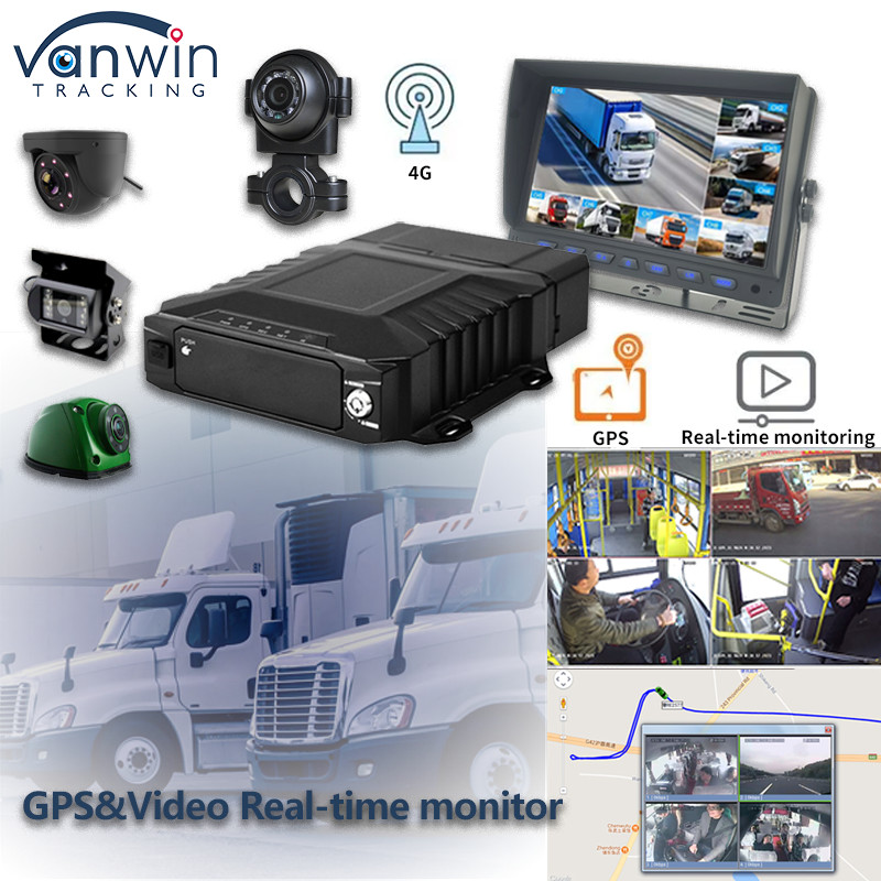 8CH Video Surveillance HDD Mobile DVR With 4G GPS WIFI MDVR For Real ...