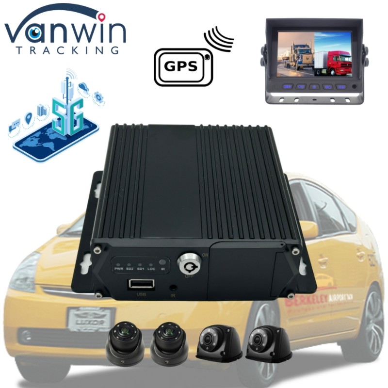 5G GPS Vehicle Tracker 4 Channel SD Card MDVR For Taxi Bus Van Support OEM Service