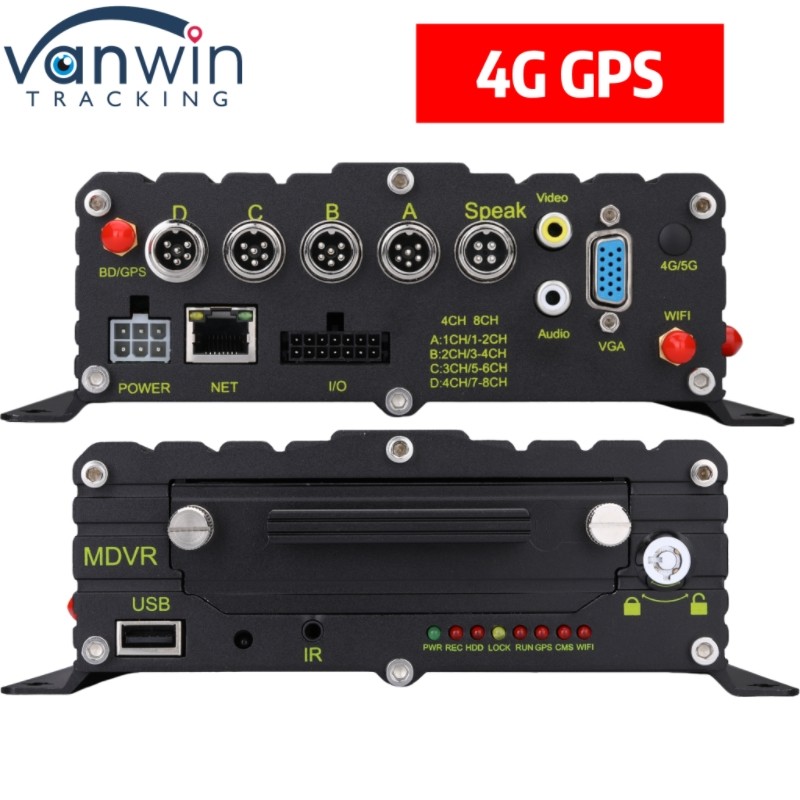 Professional Vehicle Surveillance System 4 CH HDD MNVR With 4G GPS For Every Fleet