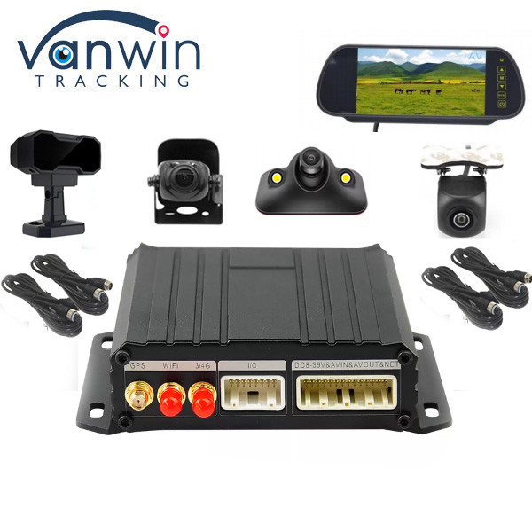 4CH Mini SD Mobile DVR GPS Wifi 4G 4CH Kit Taxi CCTV Camera Car DVR ...