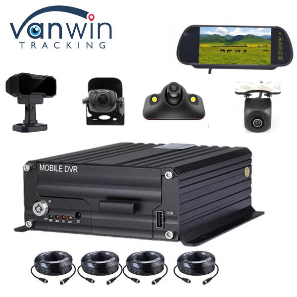 8CH 4CH 4G GPS ADAS DMS 2TB HDD SD Mobile DVR Kit AI MDVR GPS Tracking ...