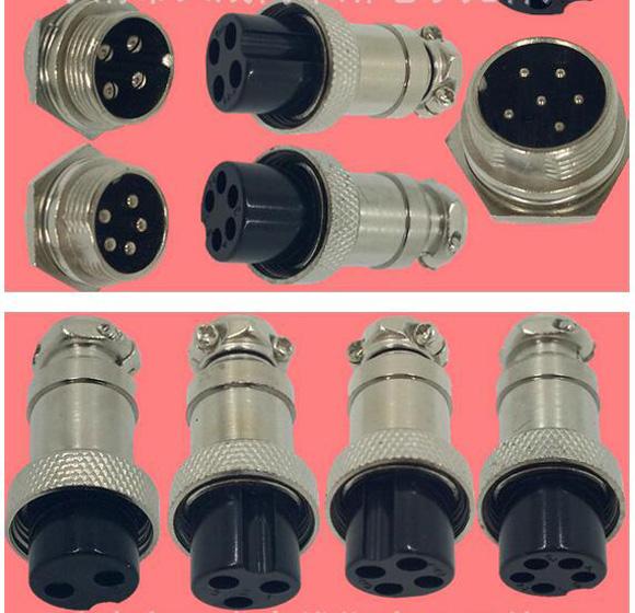 Aviation plug 3pin 4pin 5pin 12pin Female Male Connector / adapter for ...