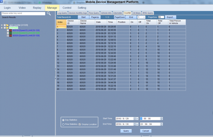 Bus Passengers Count Digital Statistics System SD Recording Counter ...